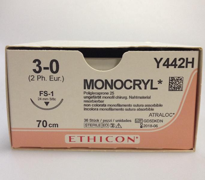 Monocryl 3-0 FS-1, Y442H - Jan F Andersen