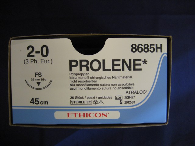 Prolene 2-0 FS, 45cm, 8685H - Jan F Andersen