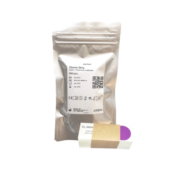 Sterilux Ozone strip, type 1 indikator, 200stk - Jan F Andersen